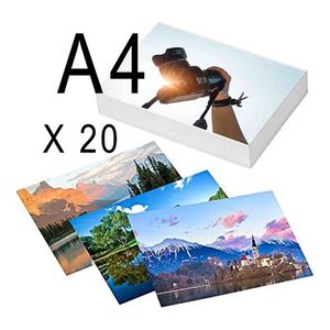 Unomat Papier Photo 20×30 A4 Glossy Jet d’encre - Digistar Maroc